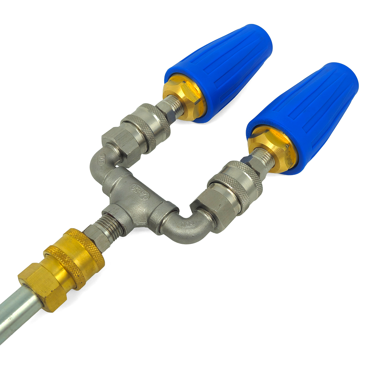 Twin Nozzle Connector Coupler | Northstar Clean Concepts Hotsy